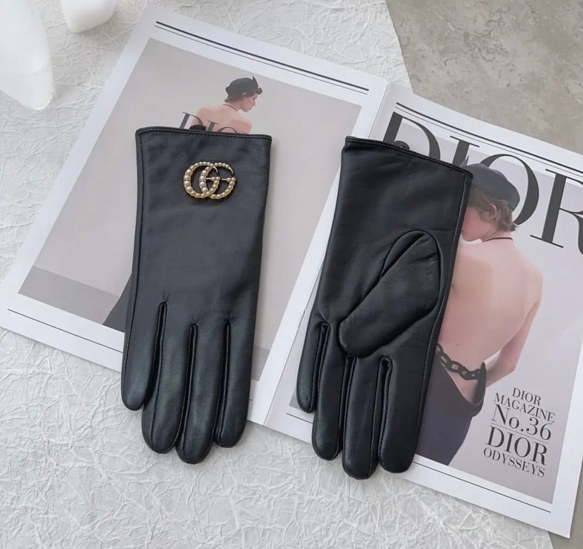 GG Leather Gloves – ssboutique1
